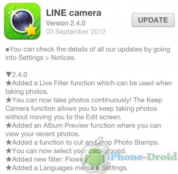 LINE Camera [iOS] อัพเดท 2.4.0 เพิ่ม filter และฟังก์ชั่นการใช้งานใหม่ ...