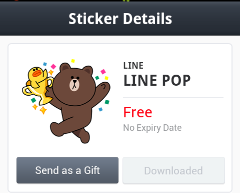 วิธีส่ง Gift Sticker "LINE Cartoon wars", "LINE POP", "LINE PATAPOKO ...