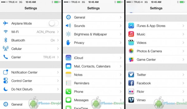 พาชมเมนูหลัก iOS 7 กับความเปลี่ยนแปลงครั้งใหญ่เรียบง่ายและสวยงาม