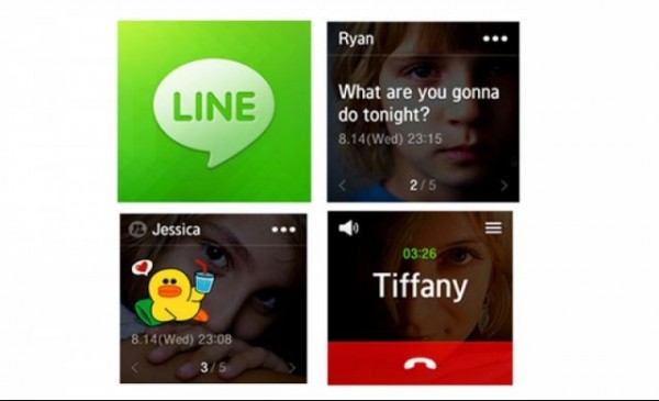 LINE สำหรับ Samsung Galaxy Gear (นาฬิากาข้อมือ) เริ่มเปิดใช้งานเดือน ...