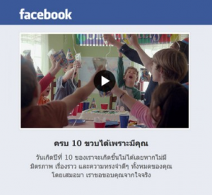 Facebook เผยมีผู้ใช้งานวิดีโอ A Look Back แล้วกว่า 200 ล้านคน