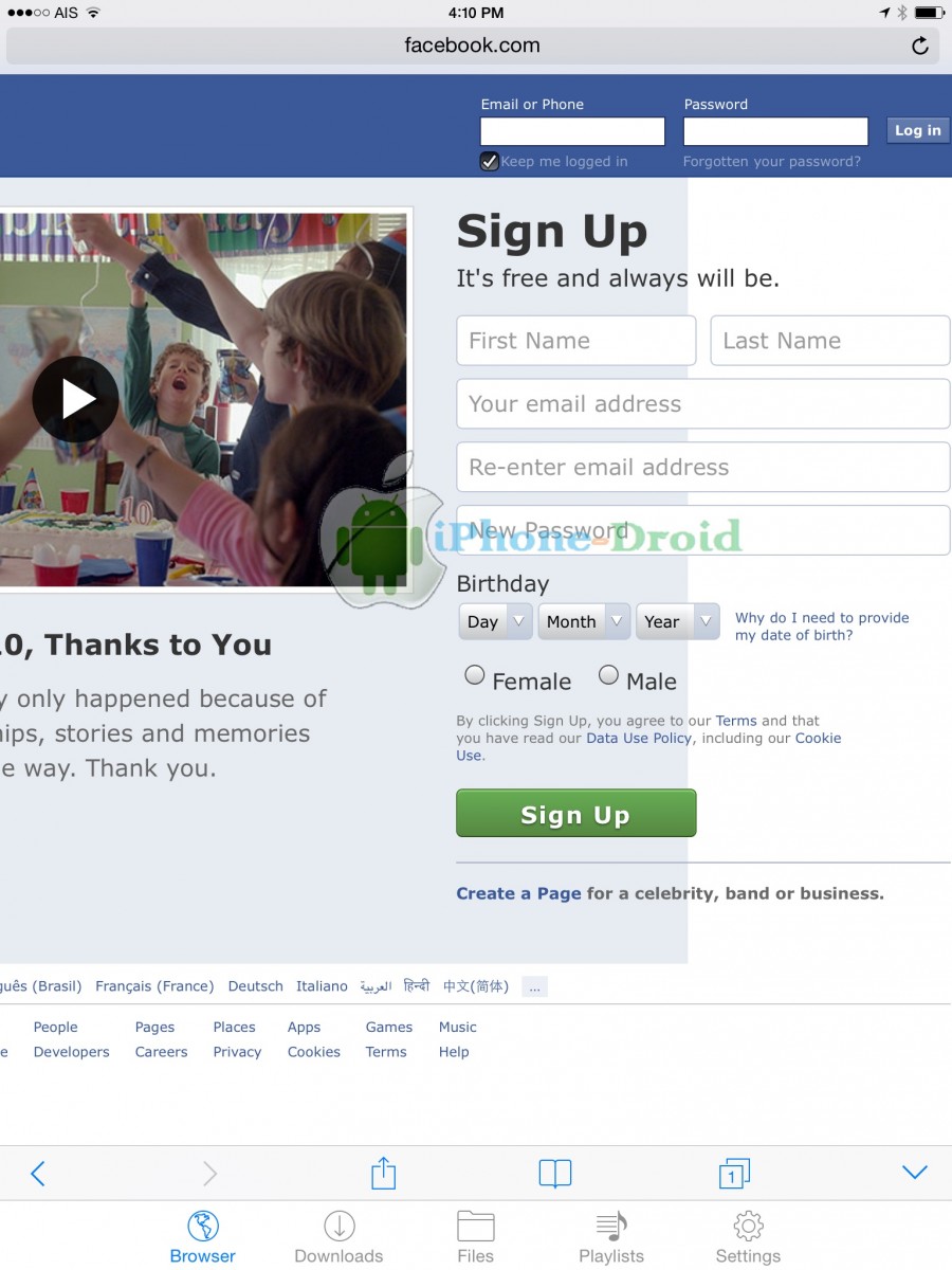 วิธีดาวน์โหลด Facebook look back ด้วย iPhone, iPod, iPad พร้อมแอพโหลด ...