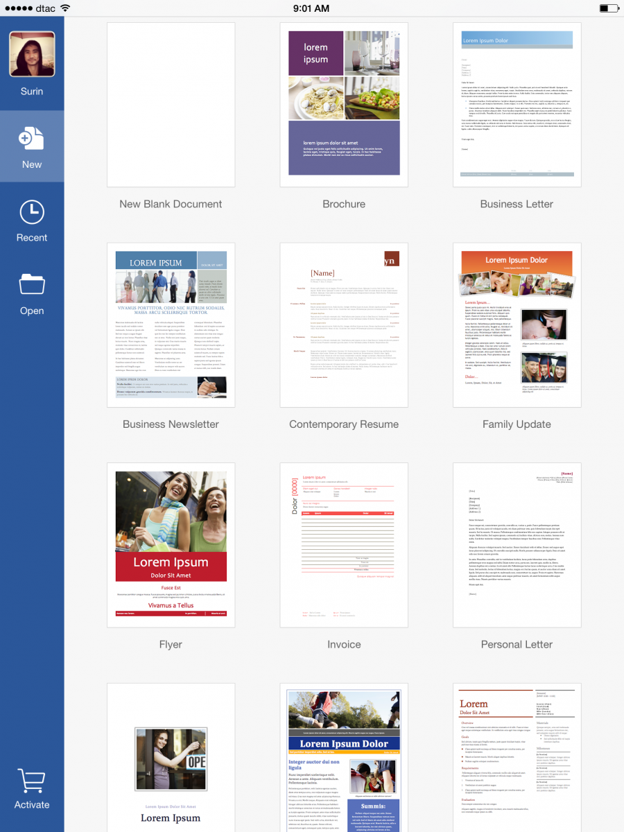 Microsoft เปิดตัว Word, PowerPoint และ Excel เวอร์ชั่นสำหรับ iPad โหลดฟรี