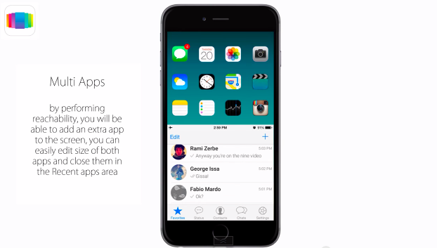 คอนเซ็ปต์ iOS 9 รองรับ Multi Apps พร้อมฟีเจอร์ที่เหนือกว่าทั้ง iCloud ...