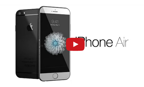 iPhone Air หน้าจอ Full HD ตัวเครื่องสุดบาง 4.3 มม. คอนเซ็ปนี้กำลังมา ...