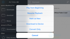 ด่วน! แอพ Air Video HD เล่นไฟล์วีดีโอ Streaming จาก Mac และ Windows ...