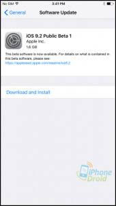 แอปเปิลปล่อย iOS 9.2 beta 1 Public Beta แล้ว ทุกคนติดตั้งทดสอบได้ วิธี ...