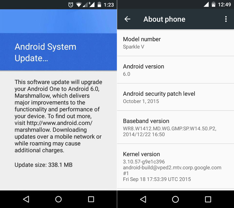 Google เริ่มปล่อย Android 6.0 Marshmallow ให้กับ Android One แล้ว!