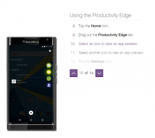 เผยขอบจอโค้งของ BlackBerry PRIV ทำได้มากกว่า Galaxy S6 edge