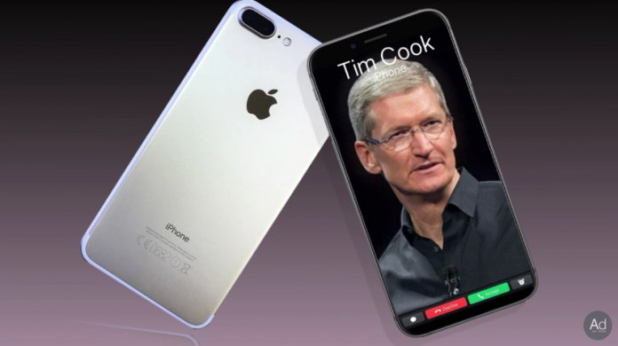 คอนเซ็ปต์ iPhone 8 มาพร้อม Touch Bar ใต้หน้าจอ และรองรับ Fast Charge ...