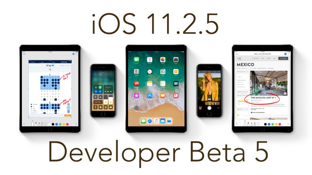Apple ปล่อย iOS 11.2.5 Developer Beta 5 ให้นักพัฒนาได้ทดสอบแล้ว