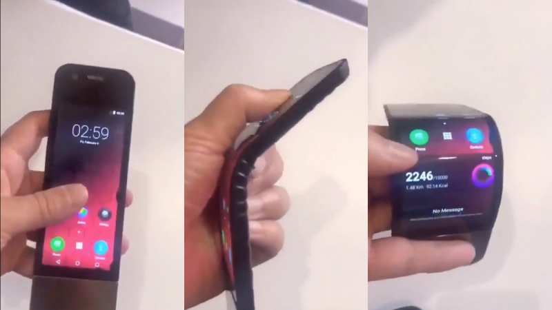 ดูให้เป็นบุญตาต้นแบบสมาร์ทโฟนพับได้ของ Lenovo (มีคลิป)