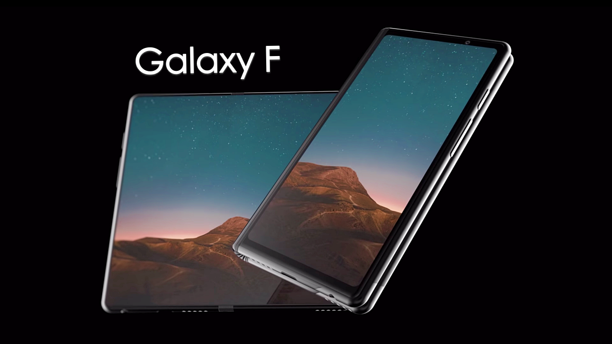 คอนเซ็ปต์แรก Samsung Galaxy F สมาร์ทโฟนพับเก็บได้ สวยแบบล้ำๆ [ชมคลิป]
