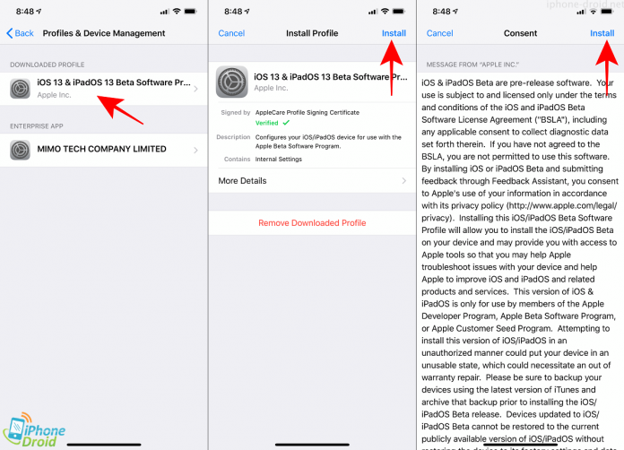 วิธีติดตั้ง iOS 13 Public Beta ทุกคนติดตั้งทดสอบได้ อัพเดทผ่าน OTA