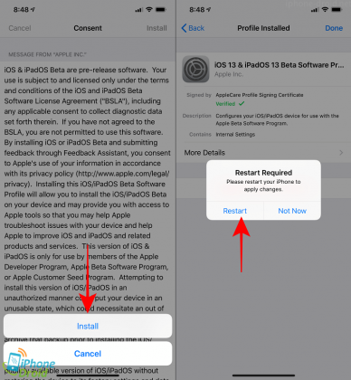 วิธีติดตั้ง iOS 13 Public Beta ทุกคนติดตั้งทดสอบได้ อัพเดทผ่าน OTA
