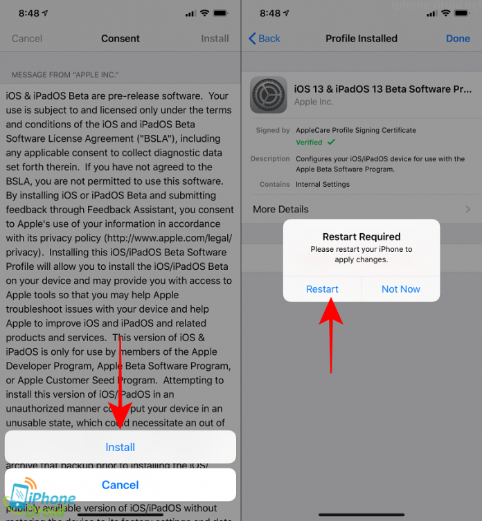 วิธีติดตั้ง iOS 13 Public Beta ทุกคนติดตั้งทดสอบได้ อัพเดทผ่าน OTA