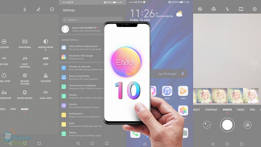 นี่คือหน้าตาใหม่ของ Huawei EMUI 10 บนระบบปฏิบัติการ Android Q Beta