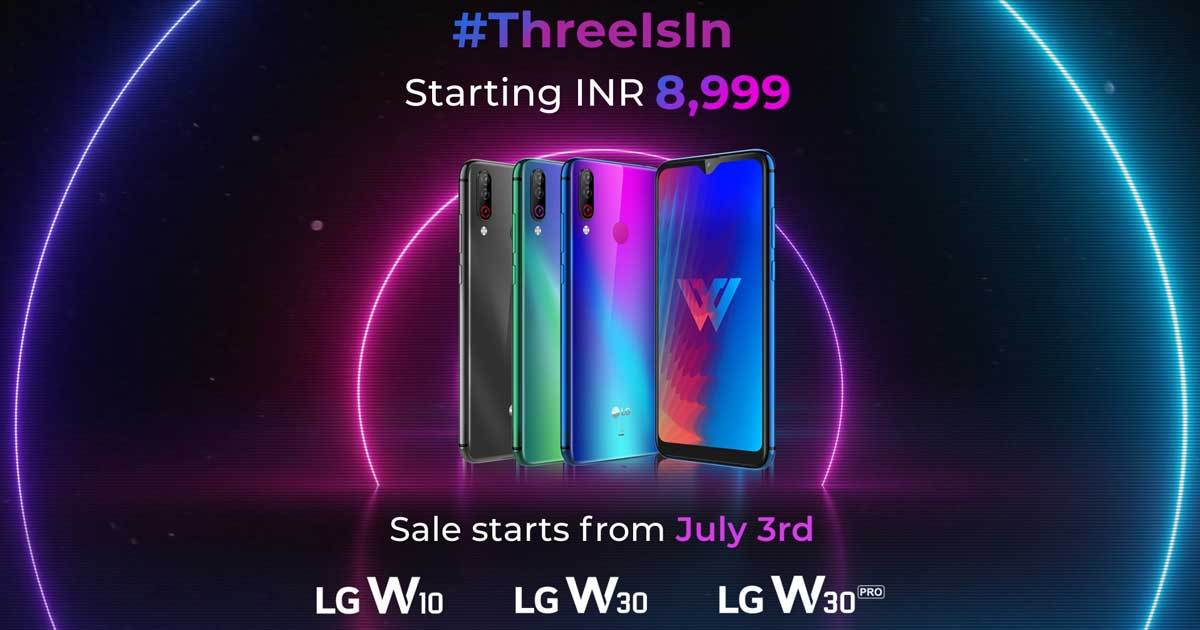 เปิดตัว LG W10, W30 และ W30 Pro มาพร้อม Android 9 Pie