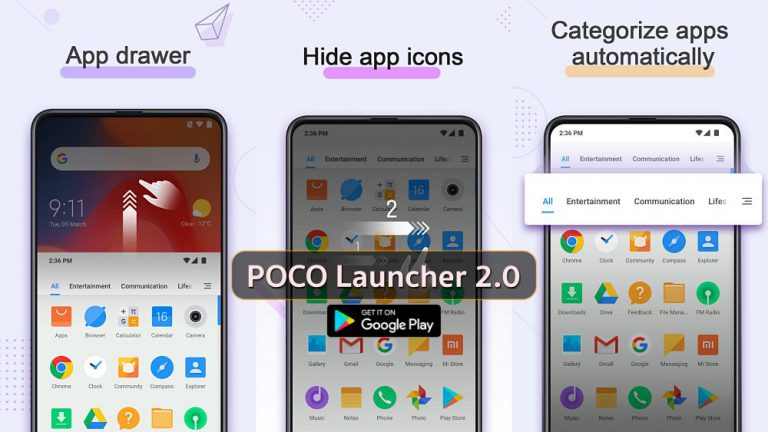 Xiaomi เปิดตัว POCO Launcher 2.0 เปลี่ยนดีไซน์ใหม่ ไฉไลกว่าเดิม