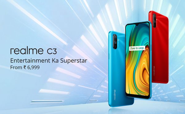 เปิดตัว realme C3 มาพร้อม realme UI รุ่นแรก ใช้ขุมพลัง Helio G70 พร้อม ...