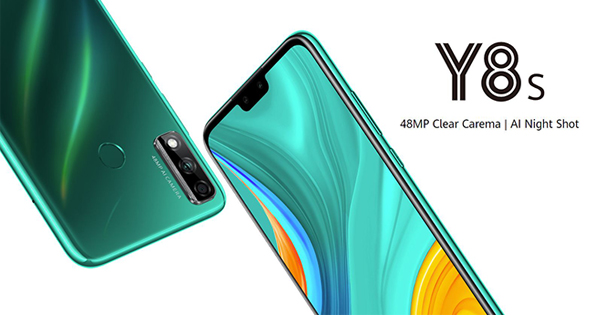 เปิดตัว Huawei Y8s มี Google, หน้าจอรอยบาก, กล้องหลังคู่ และชิป Kirin 710