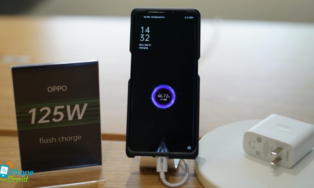 OPPO เปิดตัว 125W flash charge, 65W AirVOOC wireless flash charge และ 50W mini SuperVOOC charger ...