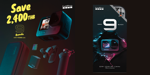GoPro จัดเต็มกับเซ็ตกล้อง GoPro HERO9 Black bundle ราคาเพียง 17,000 บาท ...