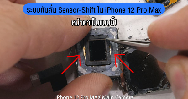 พาชมแกะเครื่อง iPhone 12 Pro Max พร้อมระบบกันสั่น Sensor-Shift เพียง ...