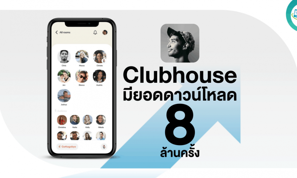 Clubhouse มียอดดาวน์โหลด 8 ล้านครั้งแล้วบน App Store