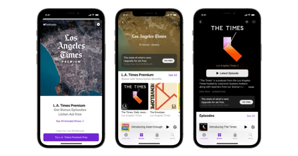 Apple Podcasts Subscriptions และช่องรายการพร้อมให้บริการแล้ววันนี้ทั่วโลก