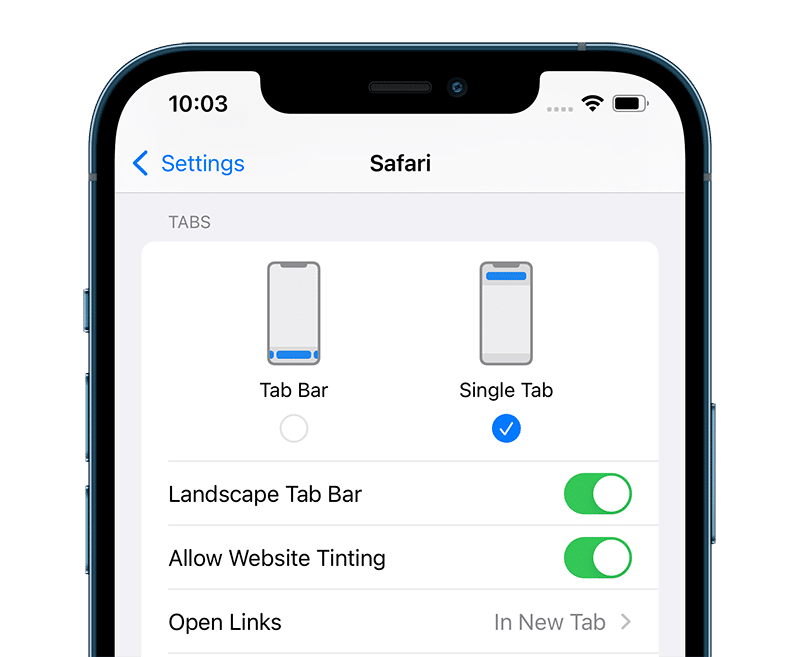 iOS 15 beta 6 ให้ผู้ใช้เลือกตำแหน่ง Adress Bar บน Safari เองได้แล้ว