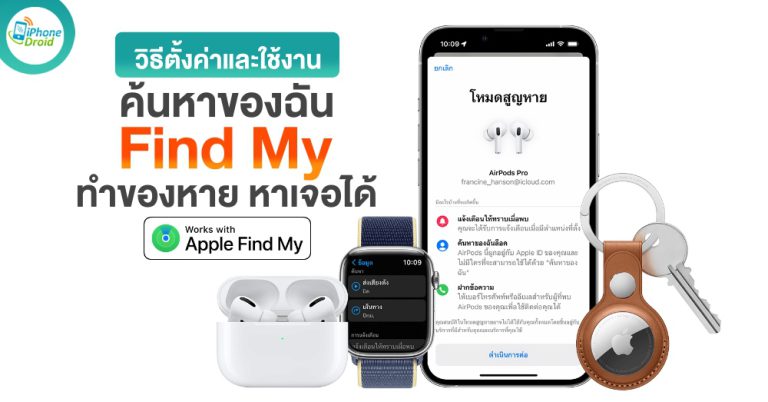 วิธีตั้งค่าใช้งาน Find My ค้นหาของฉันบน iPhone, iPad ปี 2023