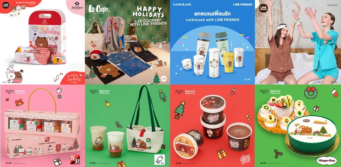 LINE FRIENDS ฉลองเทศกาลแห่งความสุขส่งท้ายปี ขนทัพคาแรคเตอร์บุกไทยครั้ง ...
