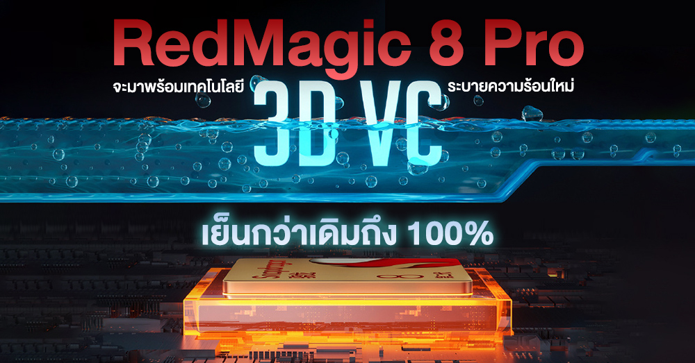 เย็นเฉียบ! RedMagic 8 Pro จะมาพร้อมระบบระบายความร้อนใหม่ เย็นกว่าเดิม ...