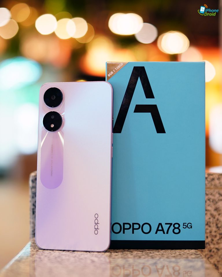 รีวิว OPPO A78 5G สมาร์ตโฟนดีไซน์สวยสุด Trendy กับสีม่วง Glowing Purple ...