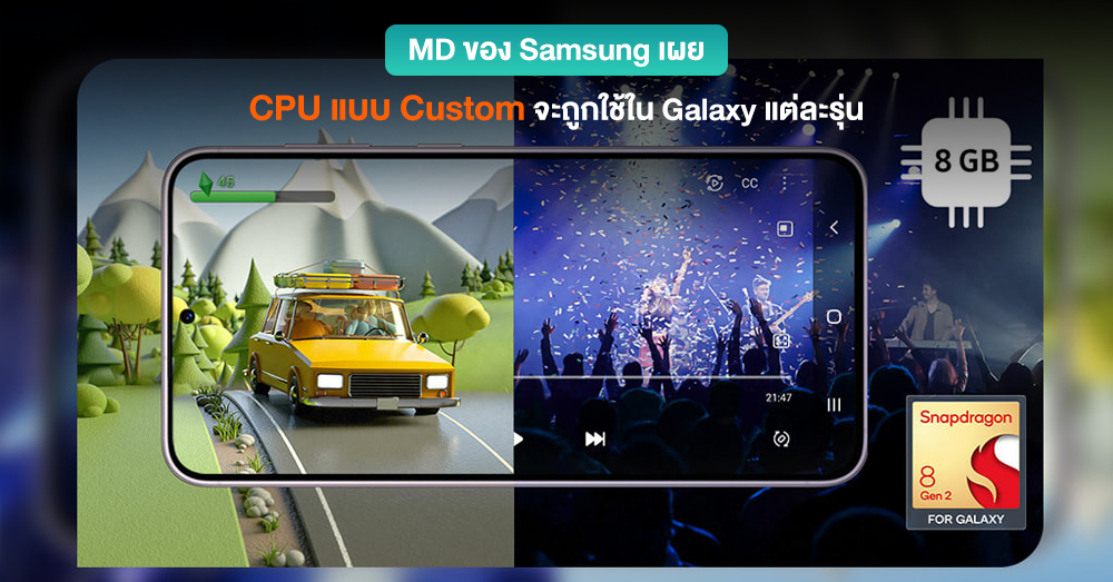 Samsung ยืนยันจะใช้ชิปเซ็ตแบบ Custom ในสมาร์ทโฟน Galaxy แต่ละรุ่น
