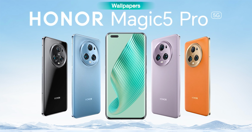 ดาวน์โหลด Wallpaper ของ HONOR Magic5 Pro ได้แล้วที่นี่!