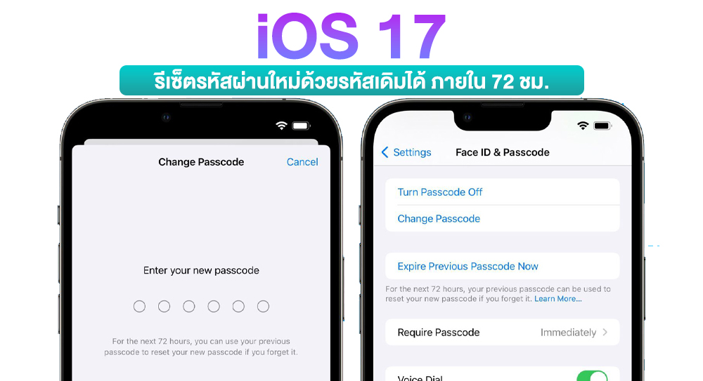 กันลืม ! iOS 17 เพิ่มฟีเจอร์ย้อนรหัสผ่านเดิมบน iPhone ได้ ภายใน 72 ...