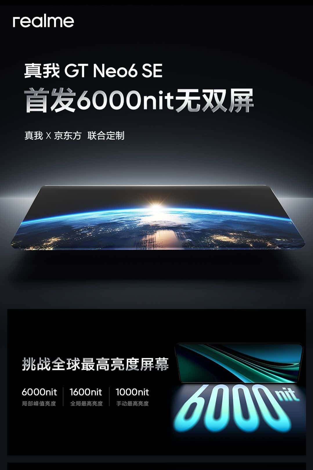 เกินเบอร์มาก! realme แง้มสเปค GT Neo 6 SE ได้จอสว่างสุด 6000nits | LTPO 0.5 - 120Hz | ชิป ...