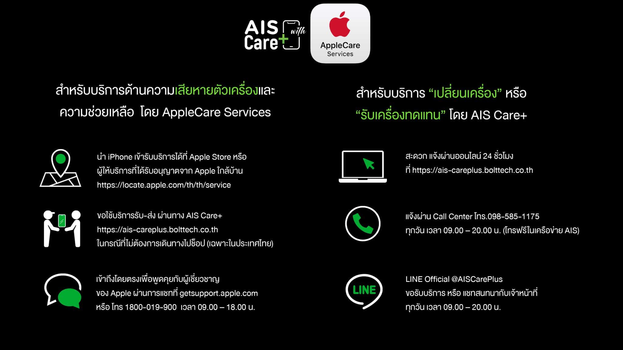 AIS เปิดบริการ AIS Care+ with AppleCare Services รายแรกในเอเชียตะวันออก ...