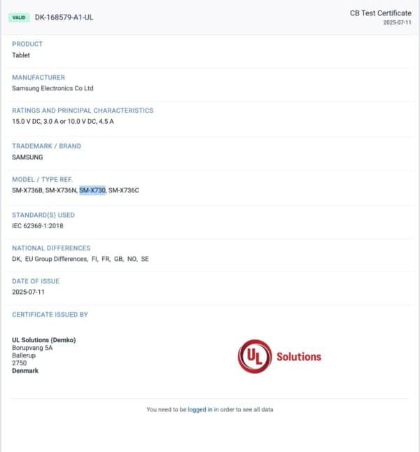 ใกล้เข้ามาแล้ว ! Galaxy Tab S11 ผ่านรับรองในยุโรป ยืนยันชาร์จเร็ว 45W
