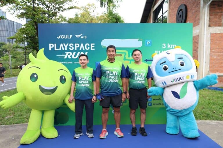 GULF x AIS Playspace Run ส่งมอบแลนด์มาร์กใหม่สวนเบญจกิติ