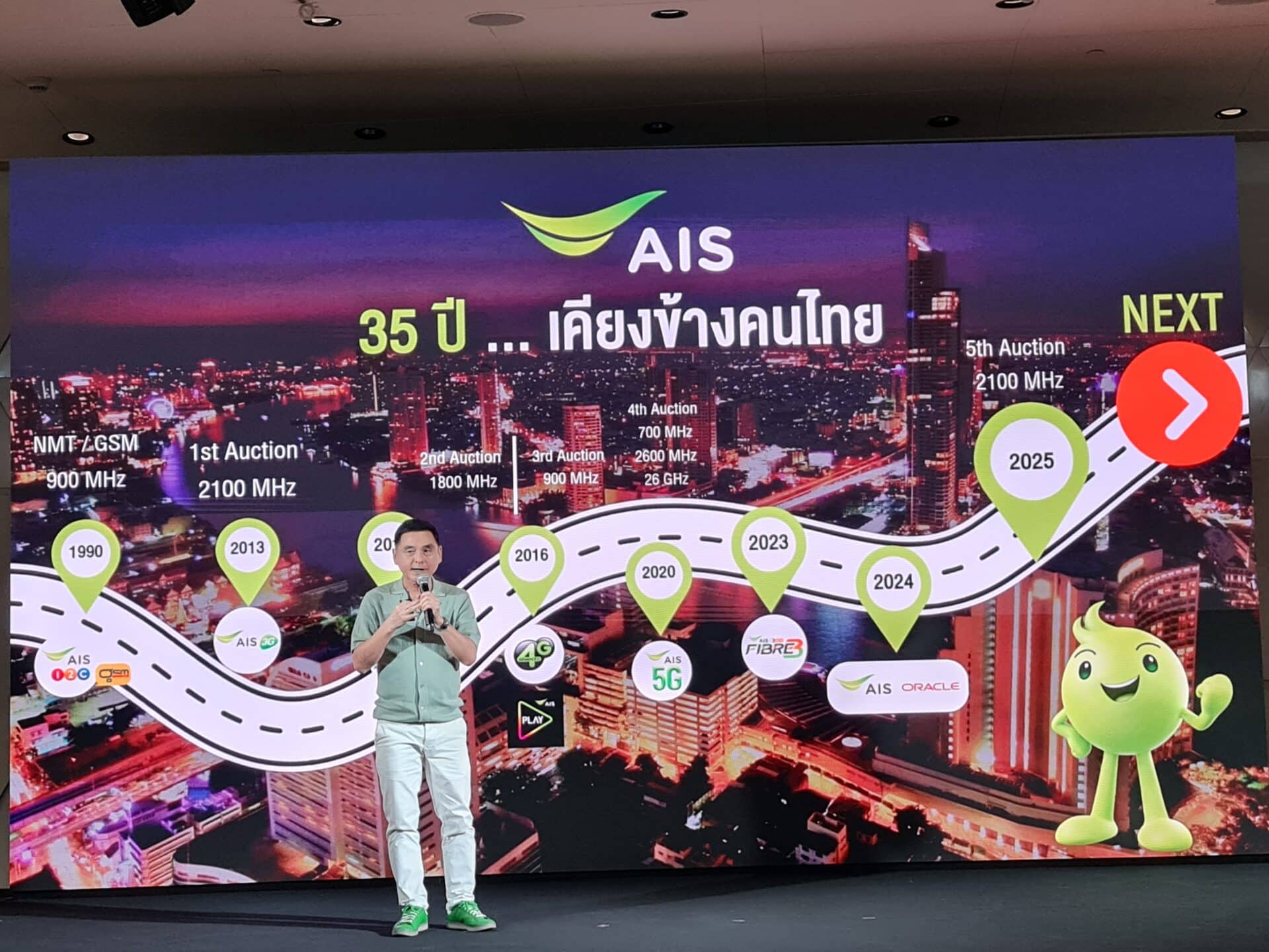 35 ปี AIS วิวัฒน์ใหม่ นำทัพผู้นำดิจิทัลแนวหน้า ปักหมุด AI พลิกพลังสร้างชาติ จัดแคมเปญขอบคุณ ...